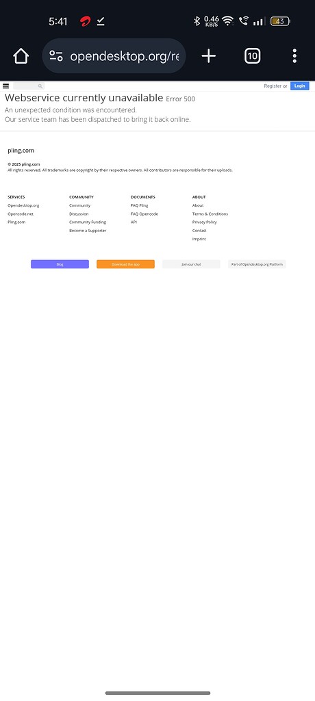 Unable to register on opendesktop - Opendesktop.org - Your Libre Cloud Services - Community Boards